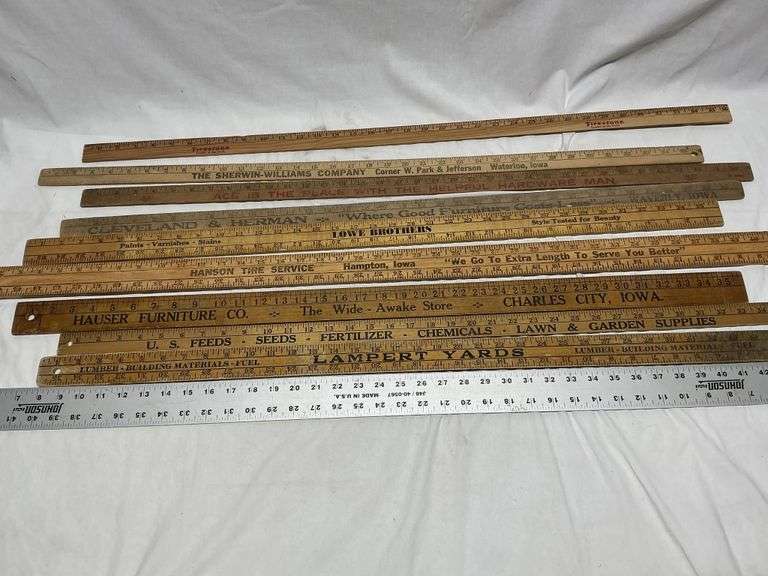 Measuring sticks - Legacy Auction Company