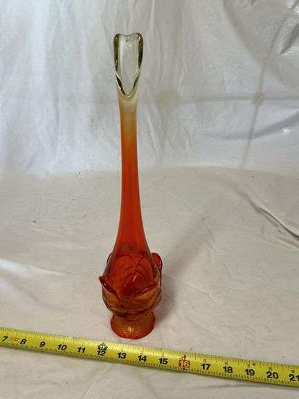 14" Viking handmade vase - Legacy Auction Company