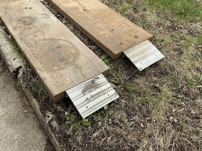 6' wooden ATV ramps - Legacy Auction Company
