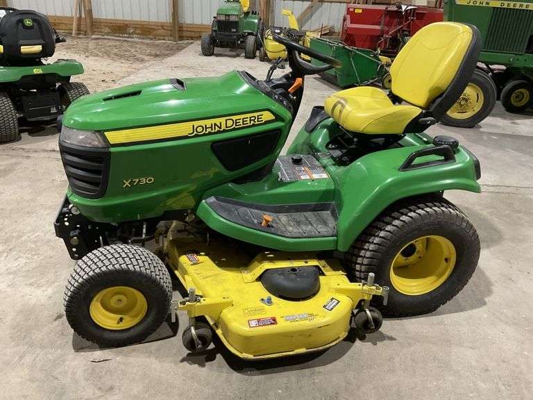 2016 John Deere X730 lawn tractor with 60" deck, - Legacy Auction Company