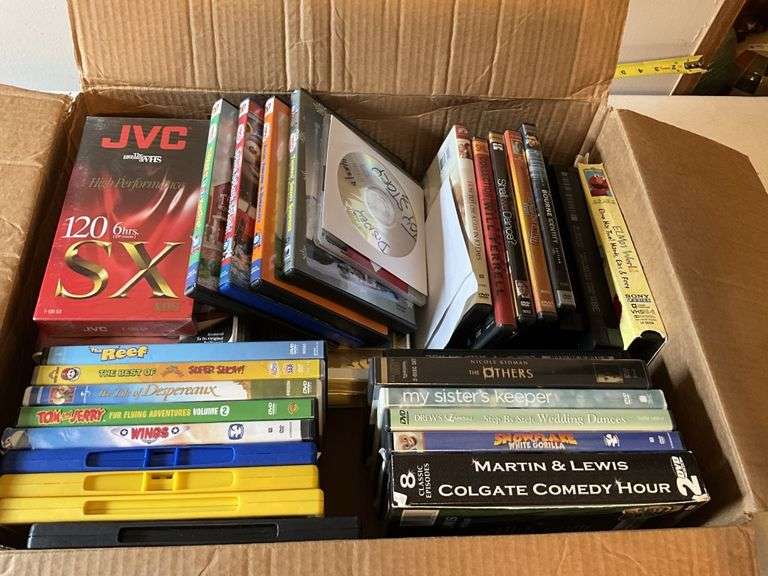 DVDs and VHS tapes - Legacy Auction Company