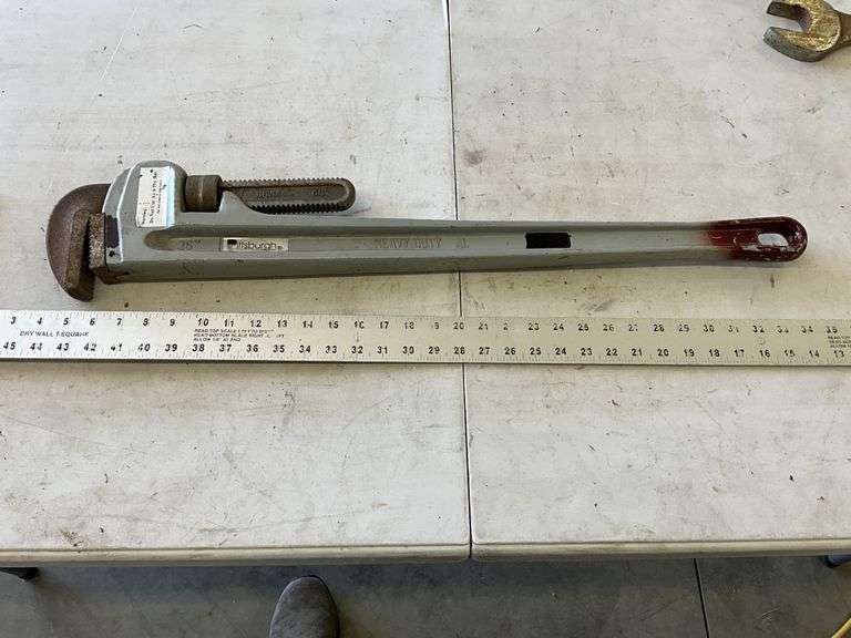 36 inch aluminum pipe wrench. Pittsburgh. - Legacy Auction Company