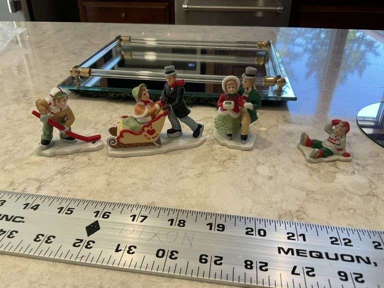 Lefton colonial Village, skaters, etc. - Legacy Auction Company