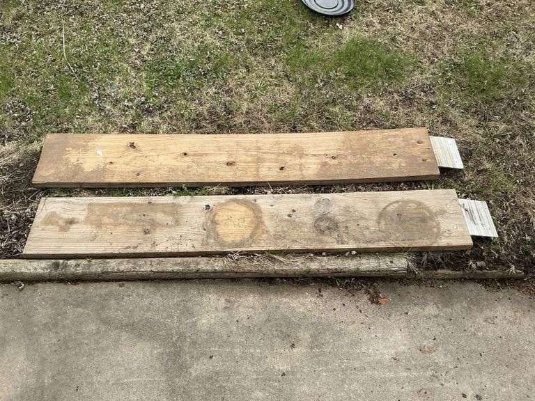 6' wooden ATV ramps - Legacy Auction Company