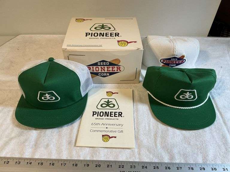 Pioneer seed corn hats - Legacy Auction Company