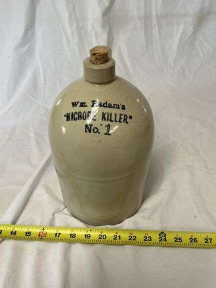 WM Radams microbe killer no. Stoneware jug - Legacy Auction Company