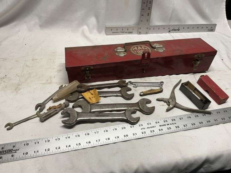 Mac tool case with assorted wrenches pliers etc. - Legacy Auction Company