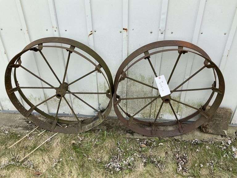 30" steel wheels - Legacy Auction Company