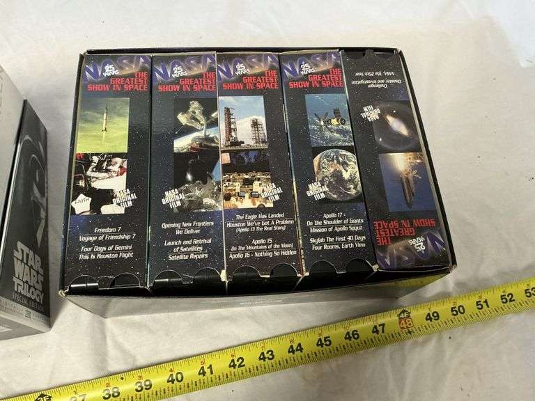 Star Wars VHS's and playing cards - Legacy Auction Company