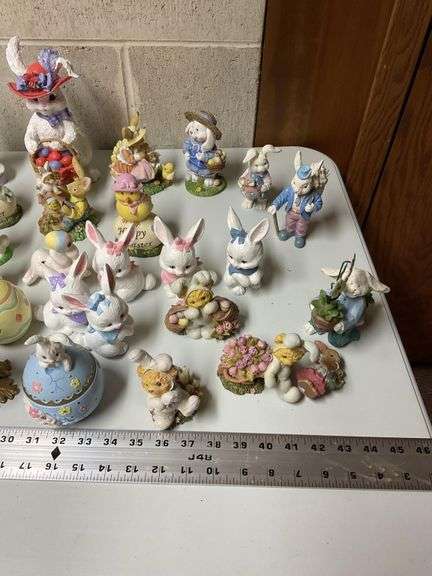 Assorted Easter figurines - Legacy Auction Company