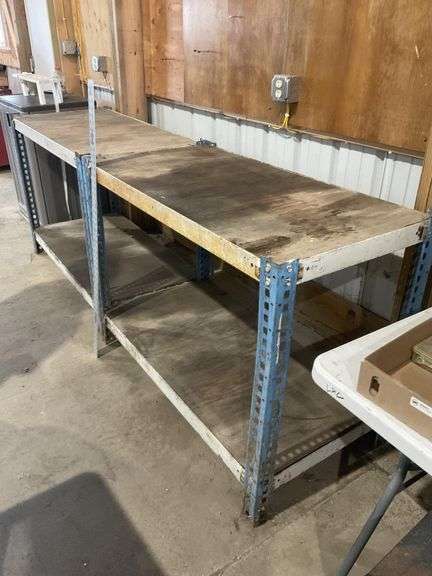 2- work benches, 4'x2'x3', pick up after noon - Legacy Auction Company
