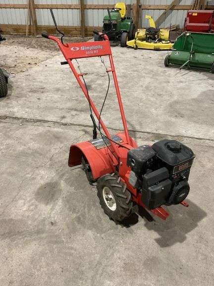 2006 simplicity 6016 RT garden tiller - Legacy Auction Company