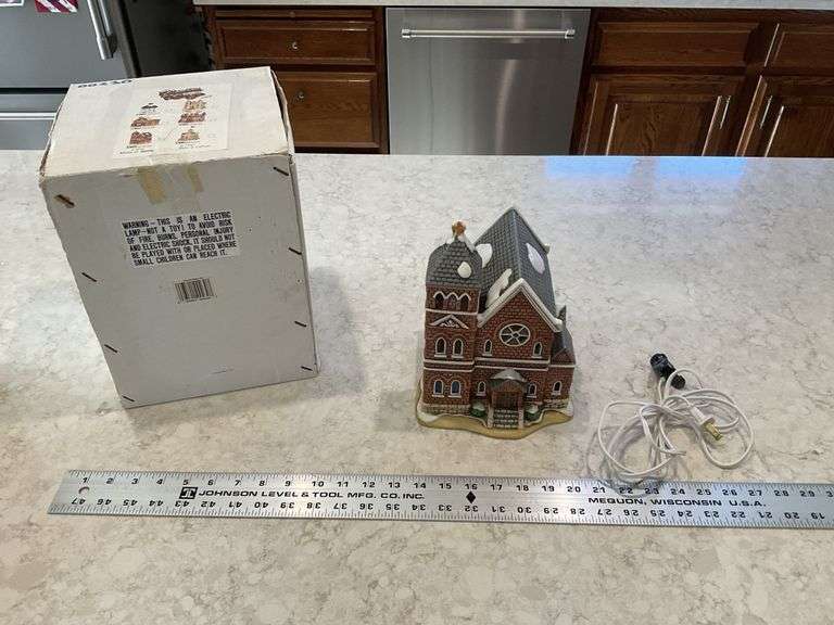 1991 Lefton colonial Village Main St., Church - Legacy Auction Company