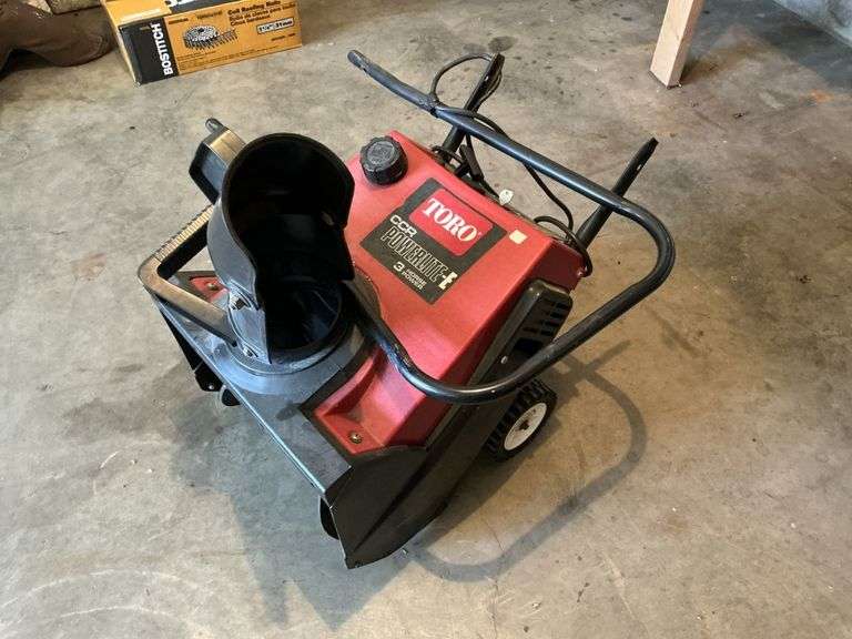 Toro CCR powerlite snowblower - Legacy Auction Company