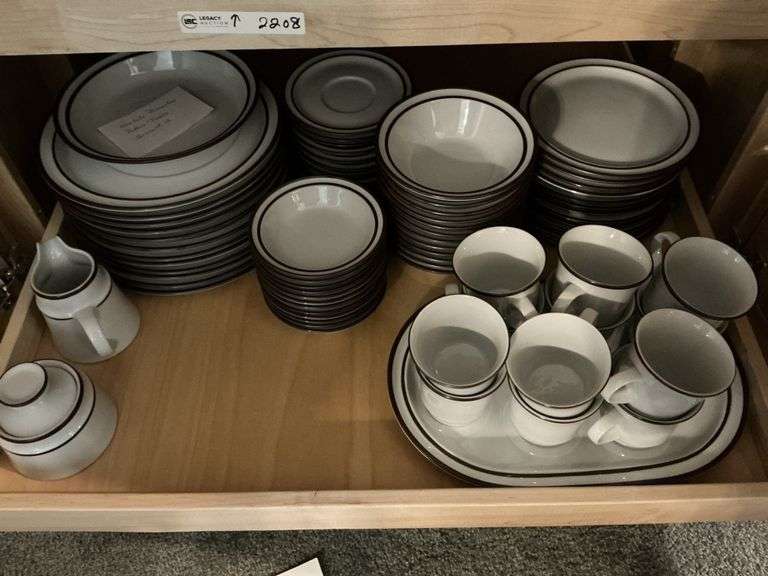 Noritake Primastone tundra dishes - Legacy Auction Company