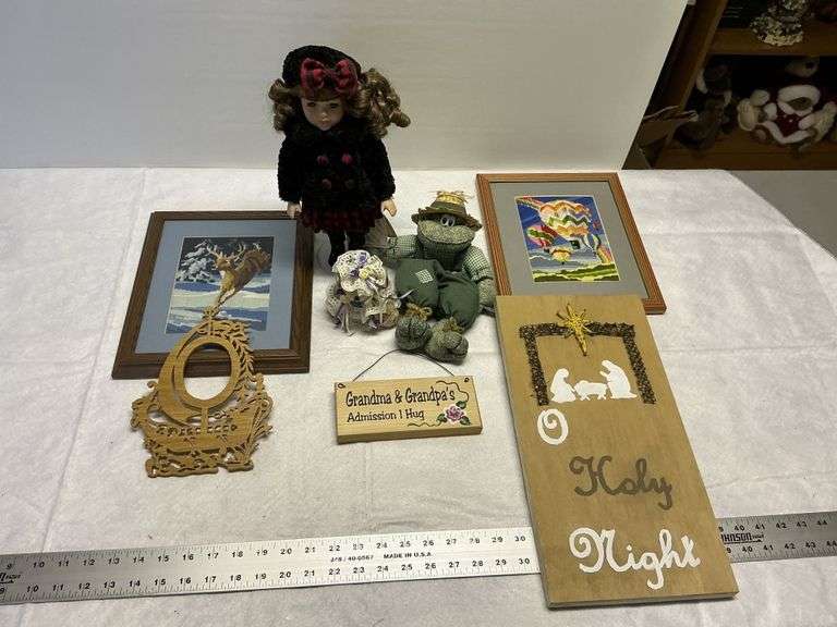 Doll, wall decor, etc - Legacy Auction Company