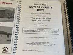 Butler County IA atlas Vol I & II - Legacy Auction Company