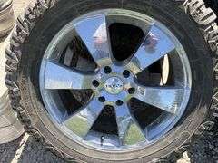 Six hole Chevy Boss wheels. 20" with lug - Legacy Auction Company