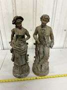 Heavy metal 20" statues - Legacy Auction Company