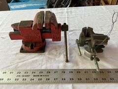 Milwaukee 3 1/2" vise, 3" vise - Legacy Auction Company