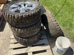 Six hole Chevy Boss wheels. 20" with lug - Legacy Auction Company