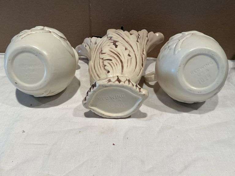 Red Wing vase & pitchers - Legacy Auction Company