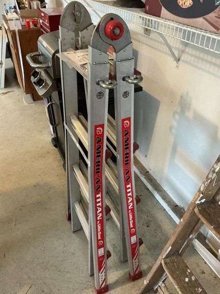 American Titan folding ladder - Legacy Auction Company