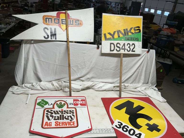Double sided signs - Legacy Auction Company