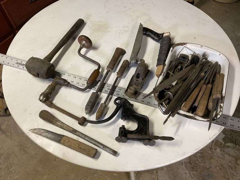 Rath knife and assorted vintage tools - Legacy Auction Company