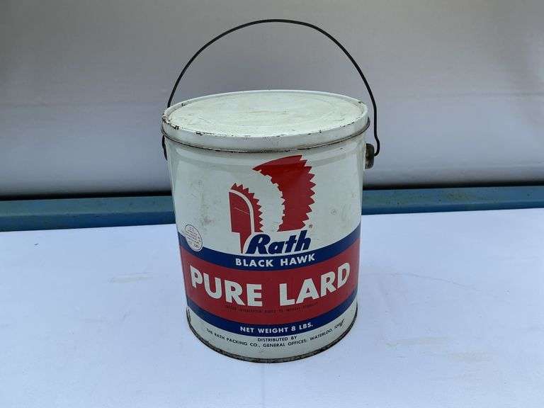 Rath Pure Lard pail - Legacy Auction Company