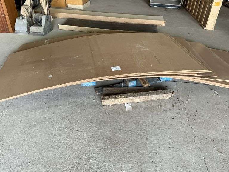 1/4" tempered hardboard, smooth both sides-(15) 4 - Legacy Auction Company