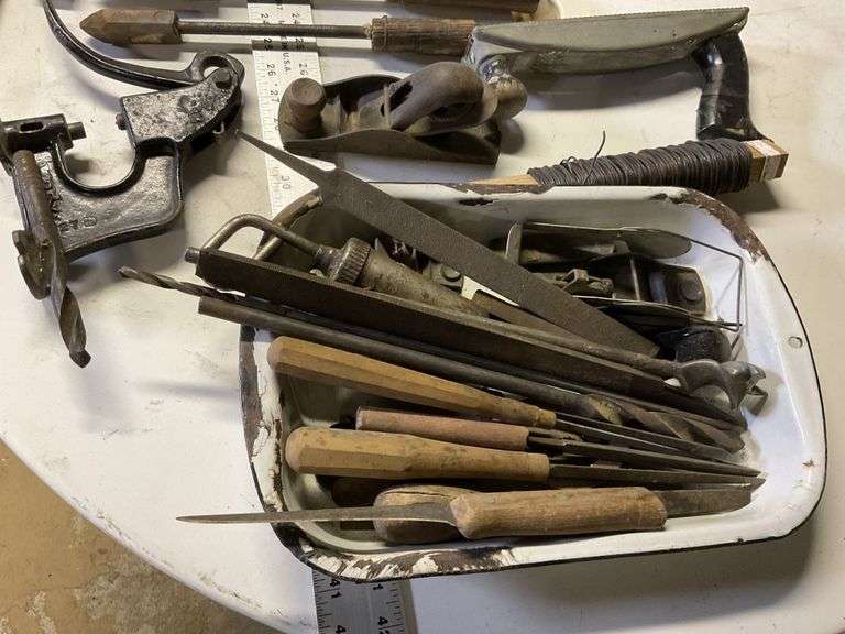 Rath knife and assorted vintage tools - Legacy Auction Company