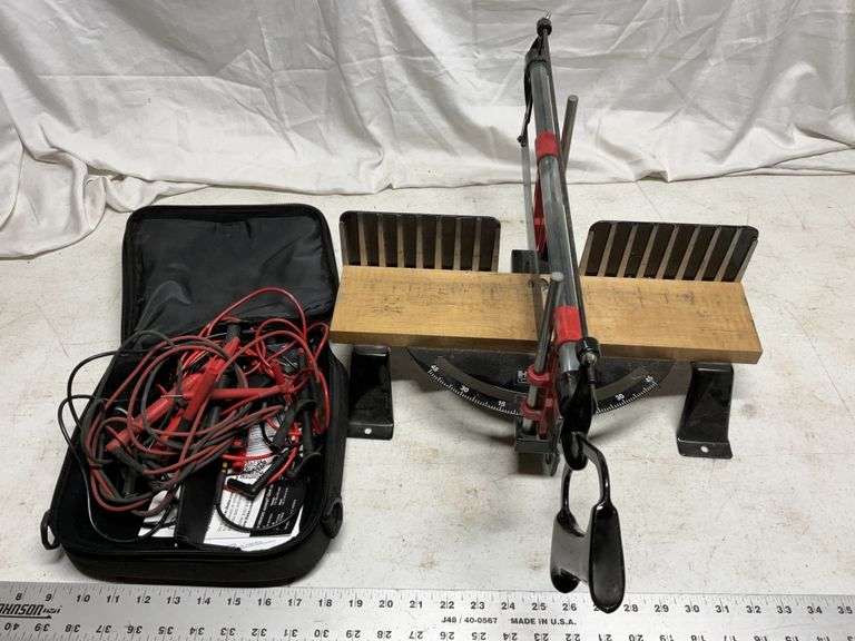 Mitre box & test leads - Legacy Auction Company