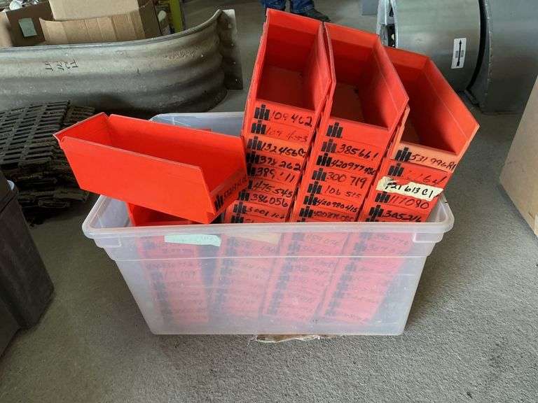 Storage bins (60 approximately) - Legacy Auction Company