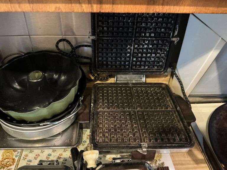Waffle makers, bundt pan, etc - Legacy Auction Company
