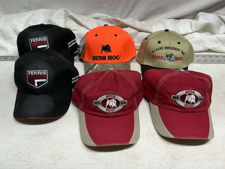 Bush Hog & Ferris hats - Legacy Auction Company