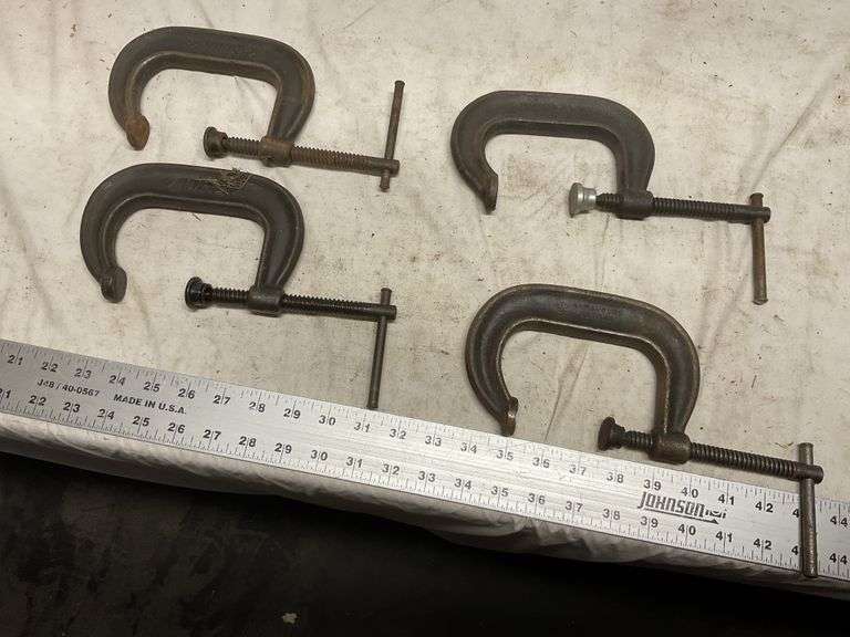 4- Armstrong and Williams C -clamps - Legacy Auction Company