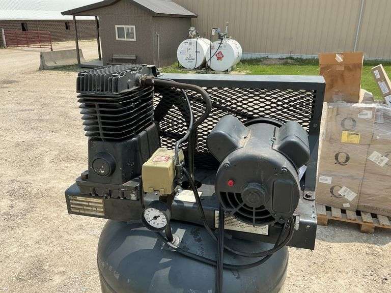 60 gal Sanborn air compressor - Legacy Auction Company