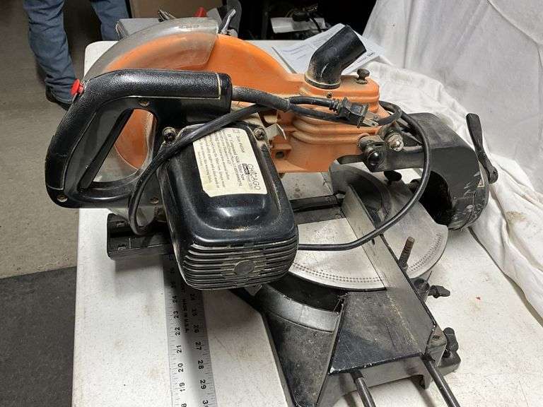 10" compound slide miter saw - Legacy Auction Company