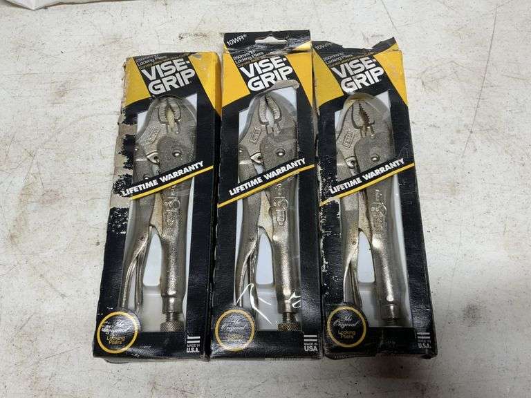 (3) Vise Grips (new) - Legacy Auction Company
