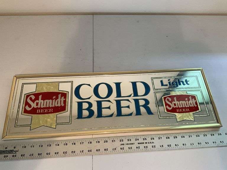 Schmidt and Schmidt light beer sign. - Legacy Auction Company
