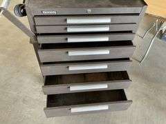 Kennedy machinist toolboxes on cart with casters, - Legacy Auction Company