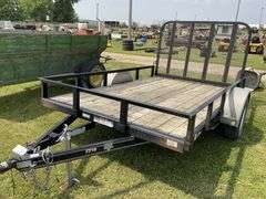 2012 PG trailer 6 1/2 x 10, spring assist fold up - Legacy Auction Company