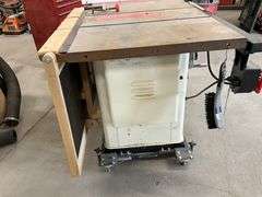 Shop Fox 10” hybrid table saw with extension - Legacy Auction Company