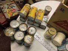 Assorted beer cans - Legacy Auction Company