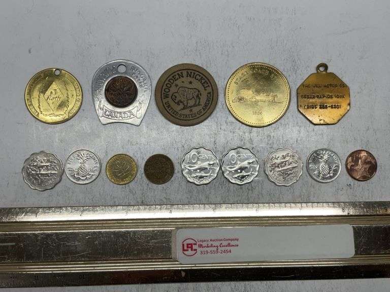 Foreign coins and tokens - Legacy Auction Company