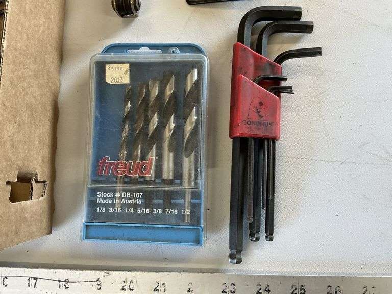 Assorted drillbits/Allen wrenches etc. - Legacy Auction Company