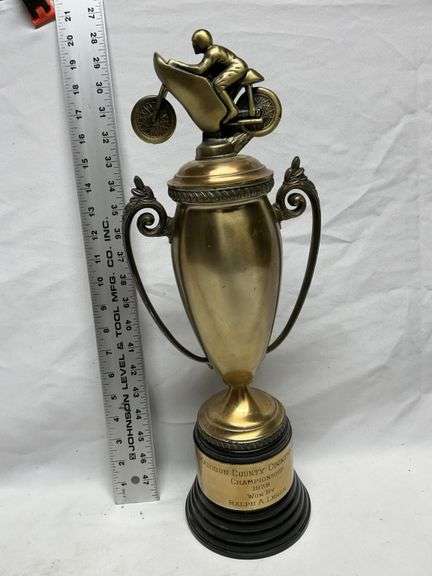Motorcycle trophy - Legacy Auction Company
