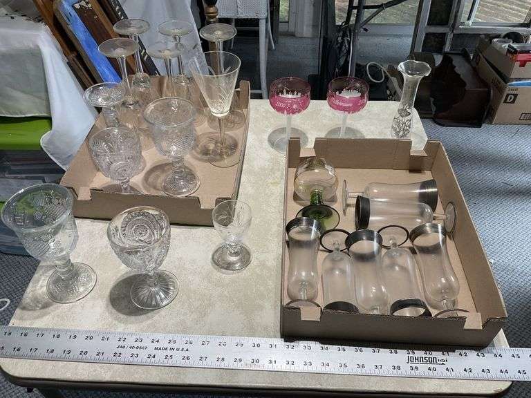 Assorted stemware - Legacy Auction Company