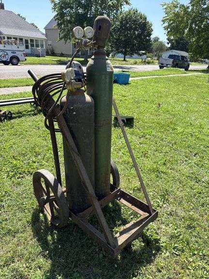 Torch and torch cart - Legacy Auction Company